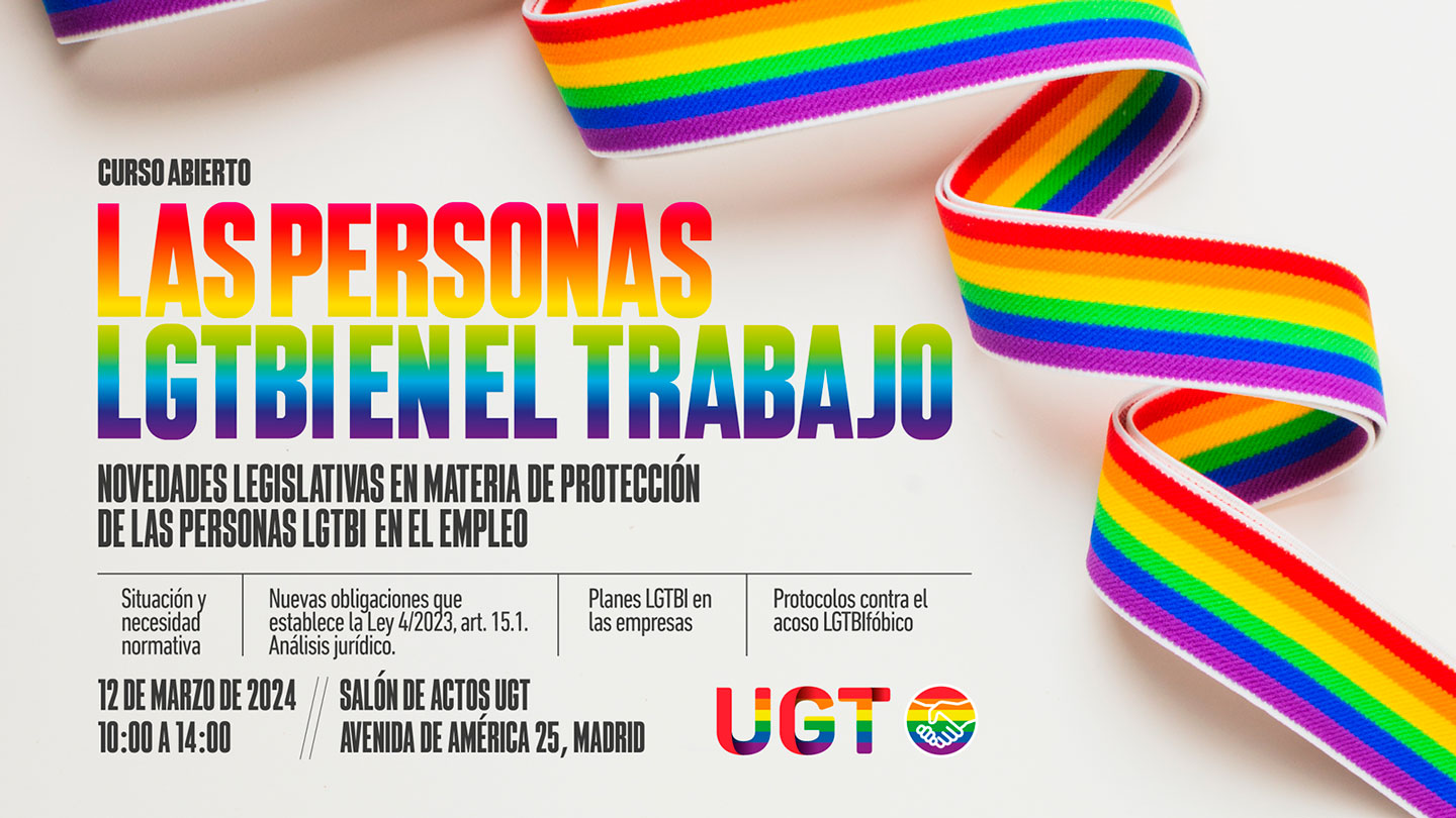 UGT | UGT celebrará un Seminario sobre la aplicación de la Ley Trans y los derechos de las ...